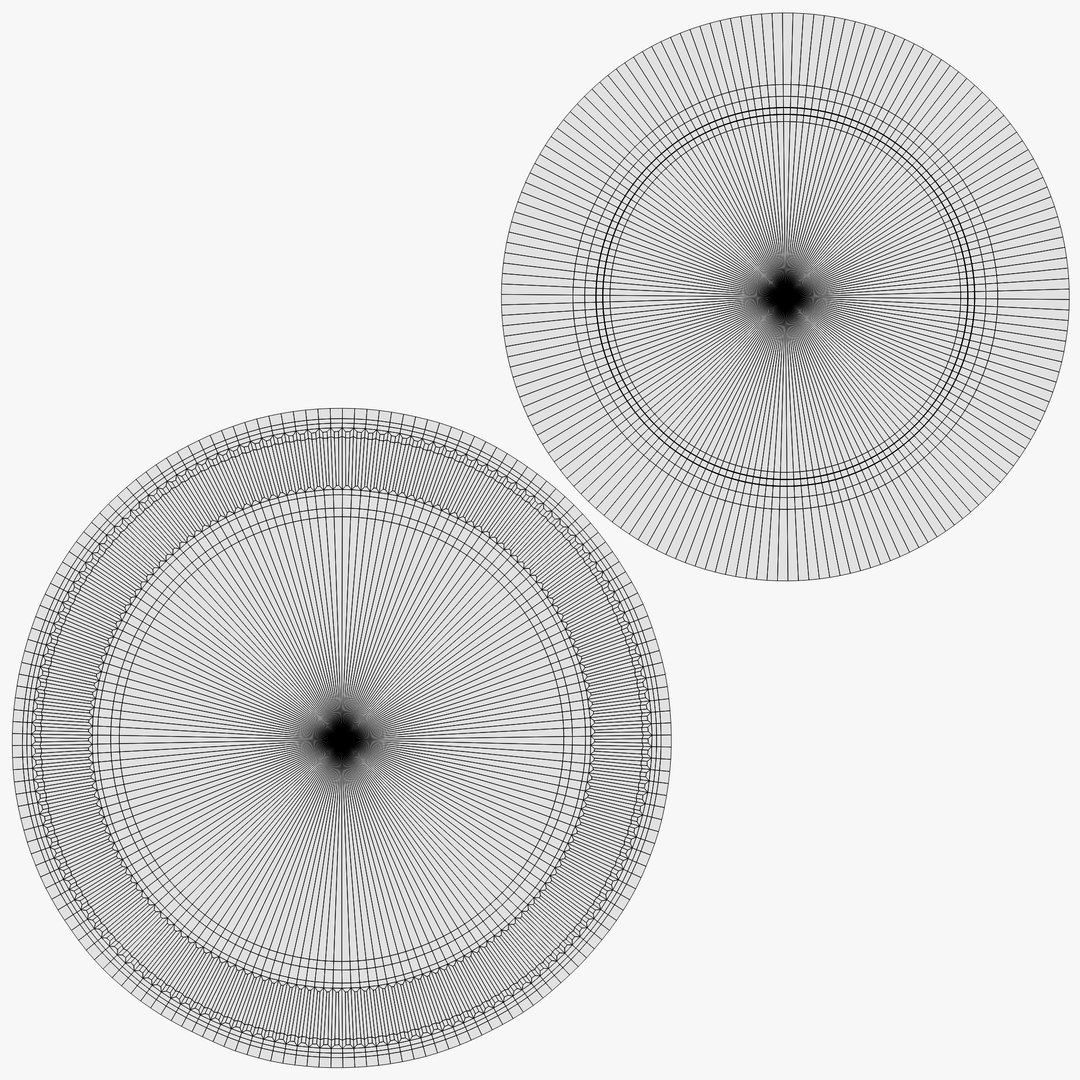 Ridges Dinner Plate 3D Model - TurboSquid 1990047