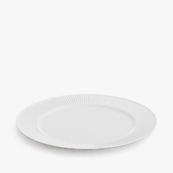Ridges Dinner Plate 3D model - TurboSquid 1990047