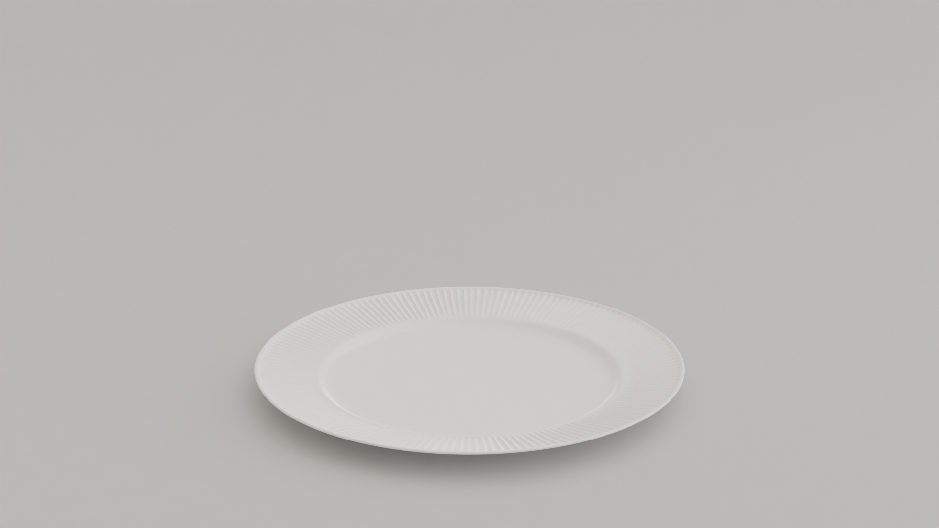 Ridges Dinner Plate 3D Model - TurboSquid 1990047