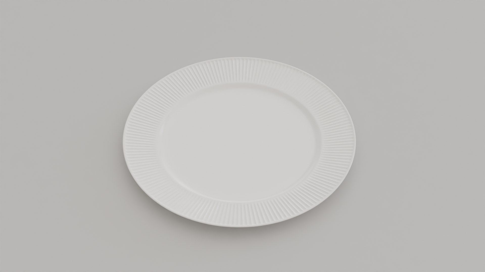 Ridges Dinner Plate 3D Model - TurboSquid 1990047