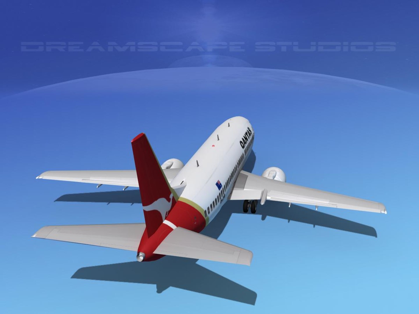 Boeing 737 737-300 3d Model
