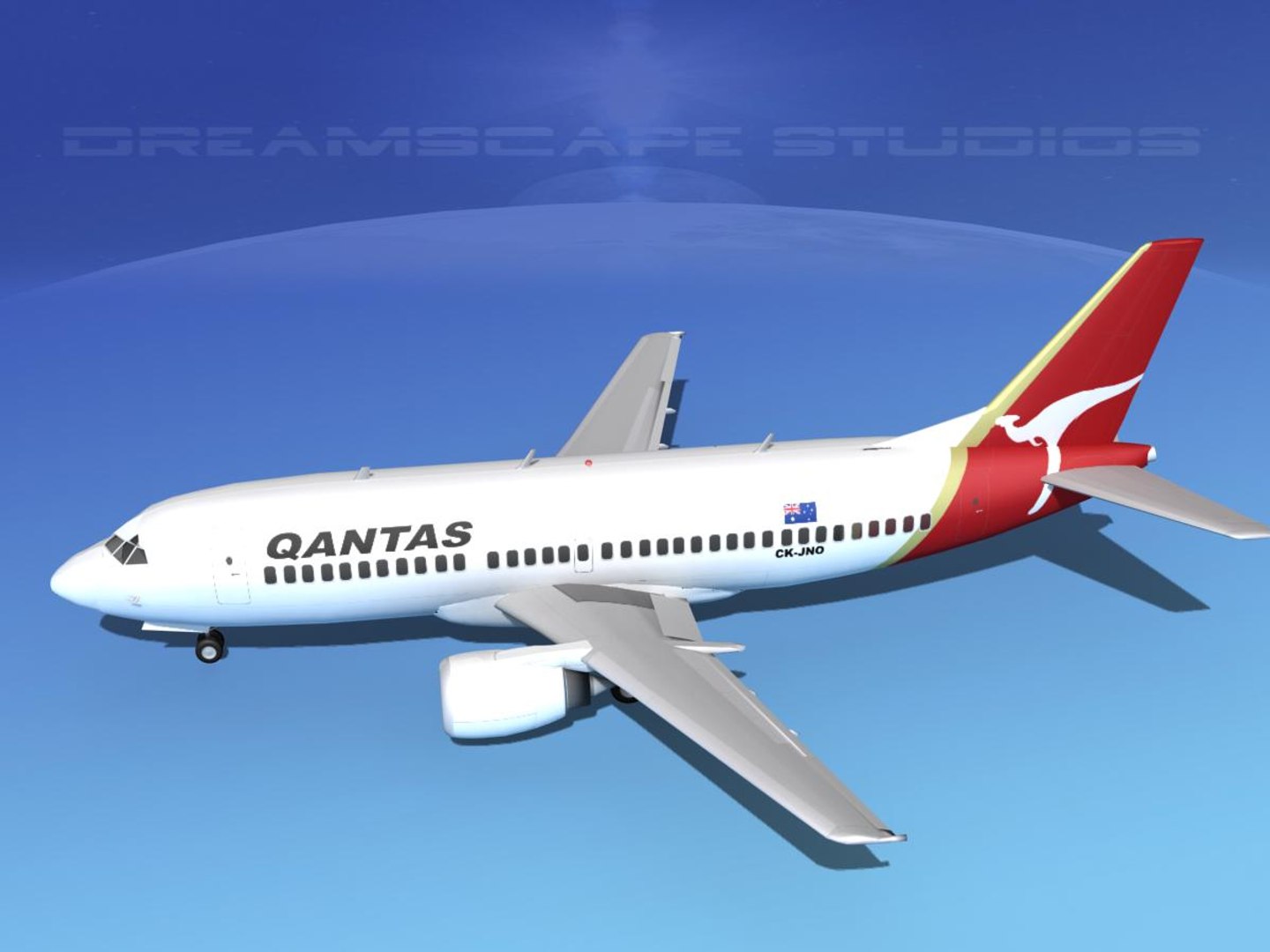 Boeing 737 737-300 3d Model