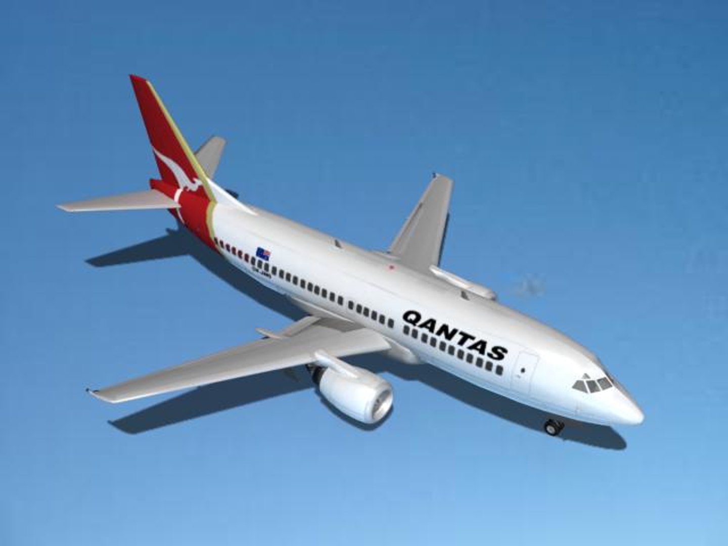Boeing 737 737-300 3d Model
