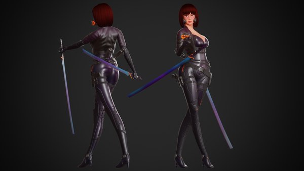 Cyberpunk Alina Robot 3D model - TurboSquid 1805903