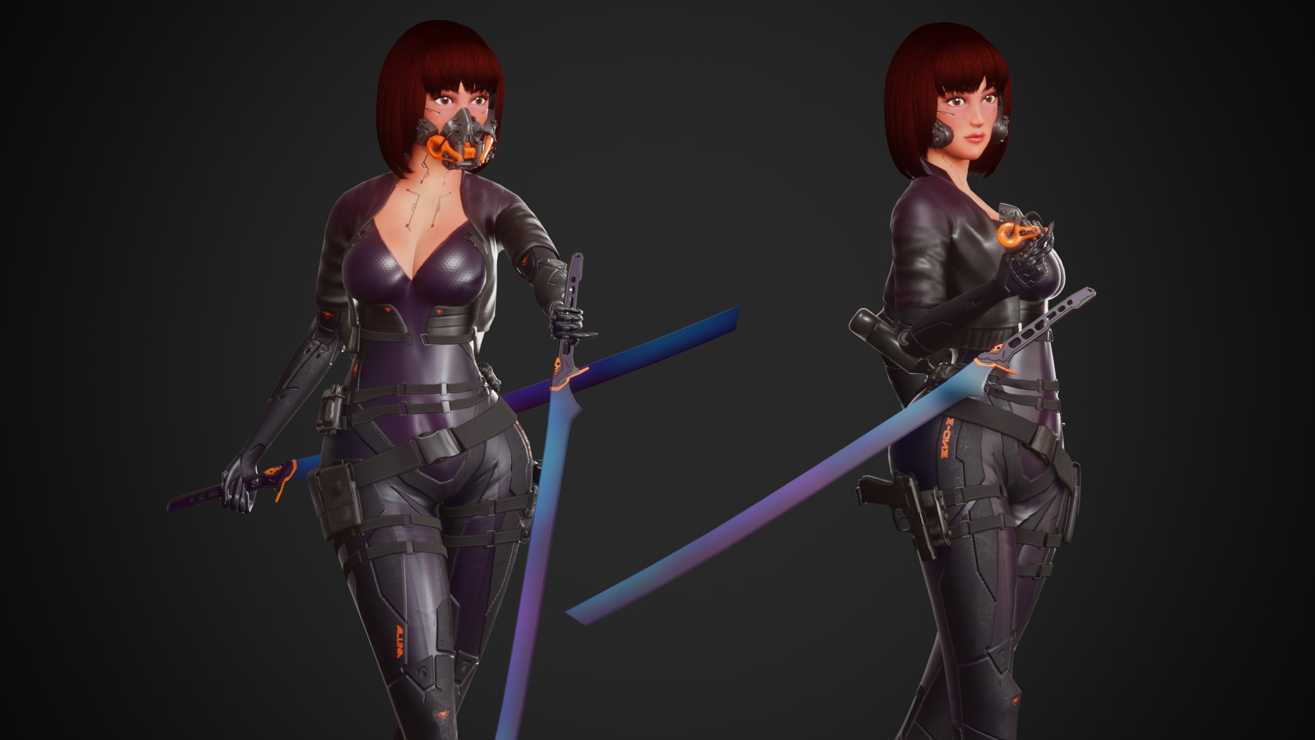 Cyberpunk Alina Robot 3D Model - TurboSquid 1805903