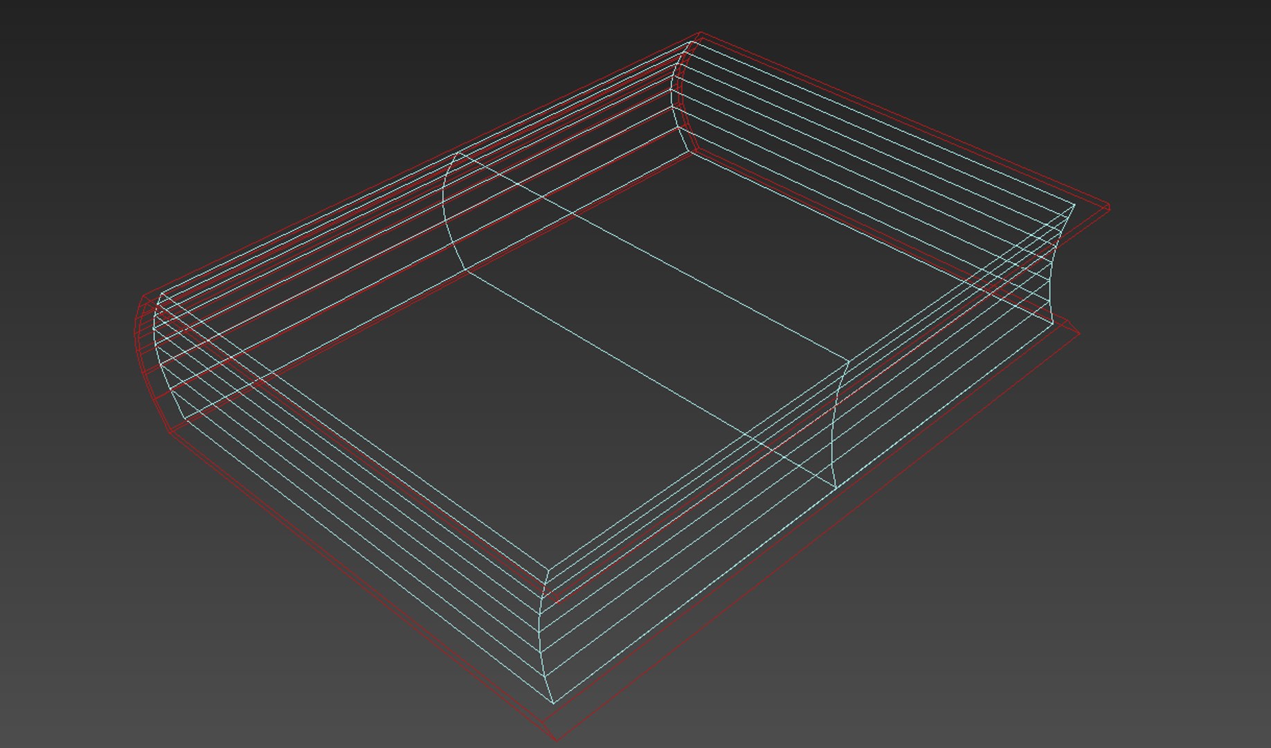 3d Model Simple Book