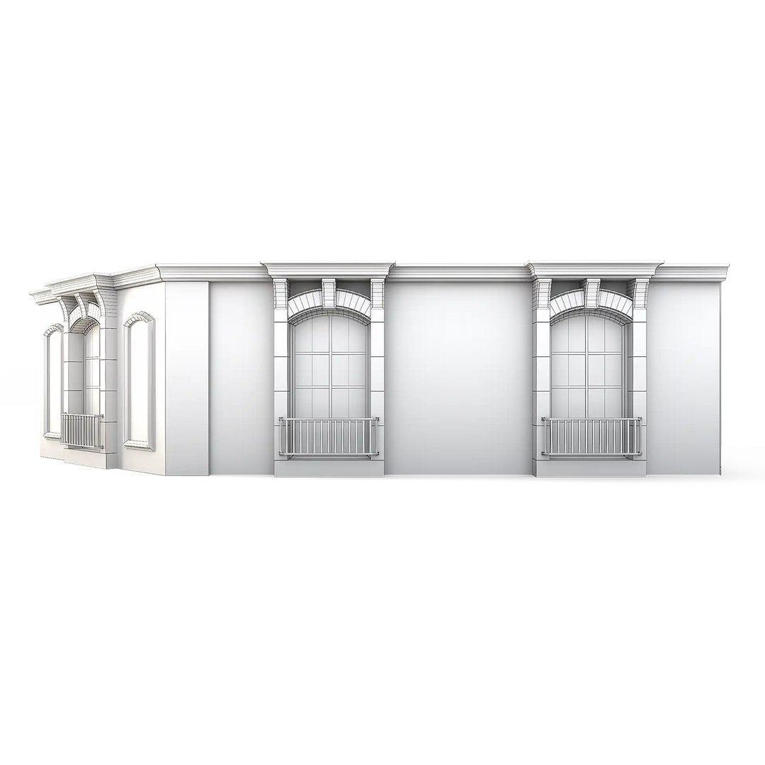 Tenement Building Upper Floor Model - TurboSquid 2420469