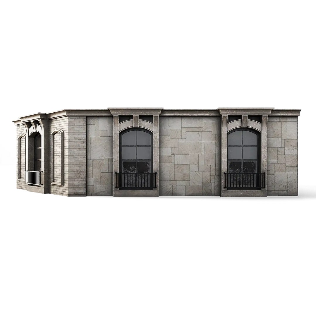 Tenement Building Upper Floor Model - TurboSquid 2420469