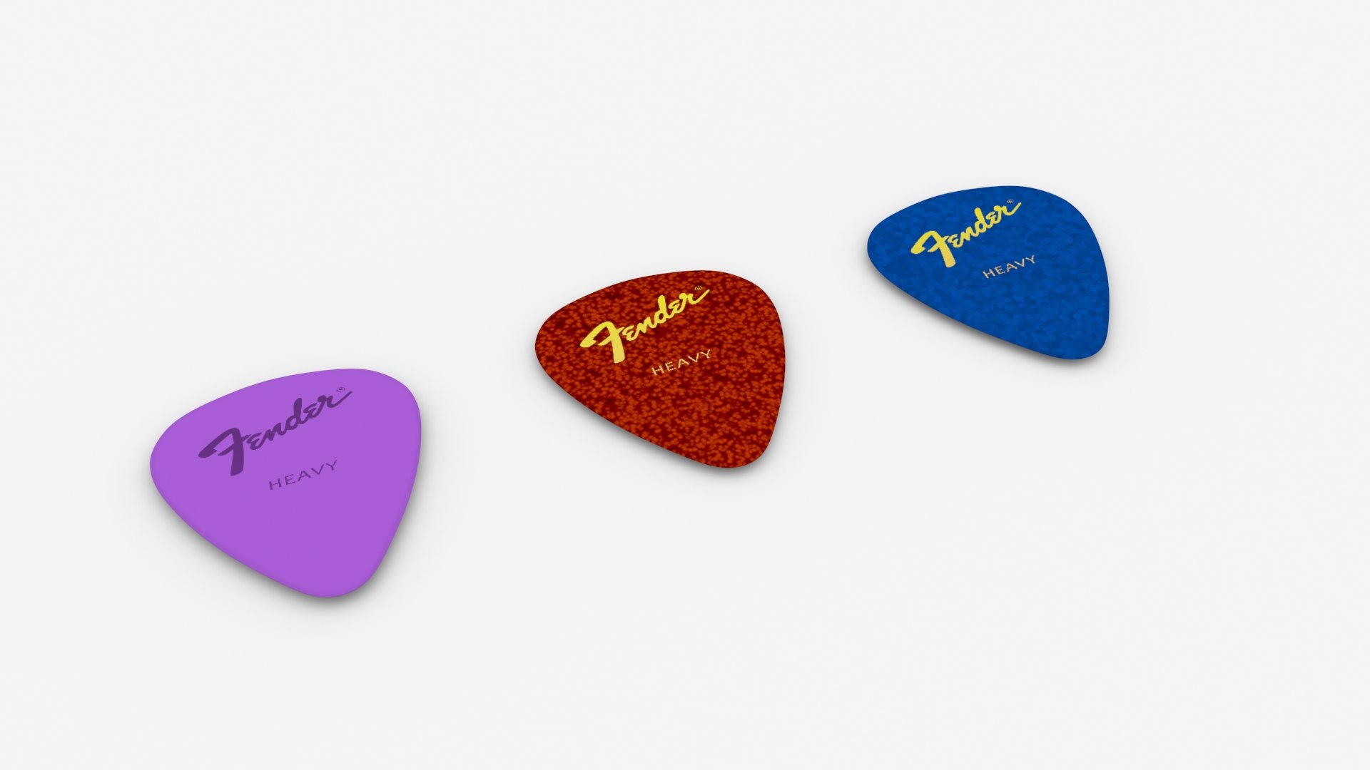 pick guitar 3d model