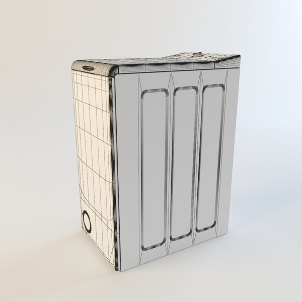 free load washing machine 3d model