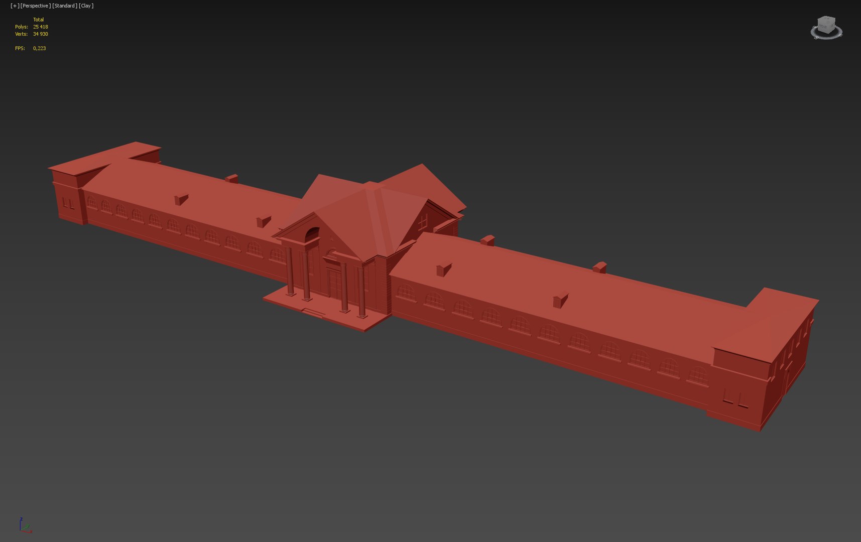 Mid-poly Model Administrative City Building 3D - TurboSquid 1714968