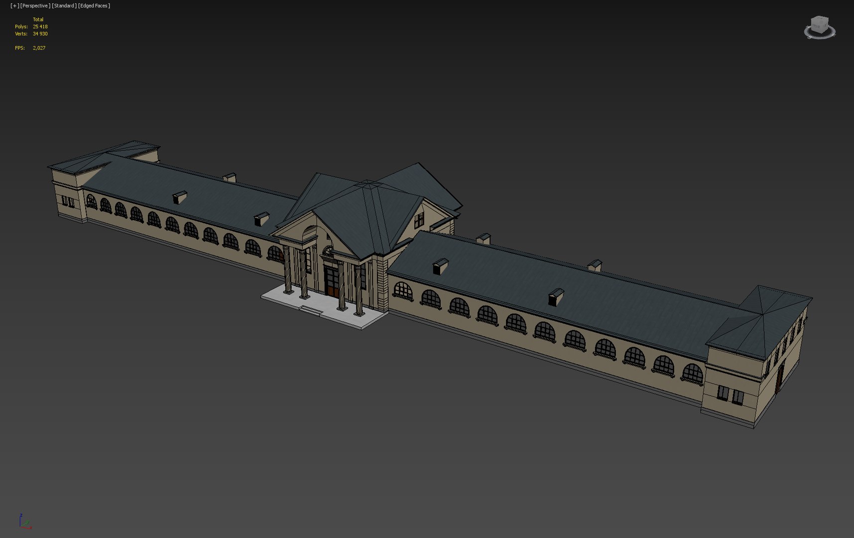 Mid-poly Model Administrative City Building 3D - TurboSquid 1714968