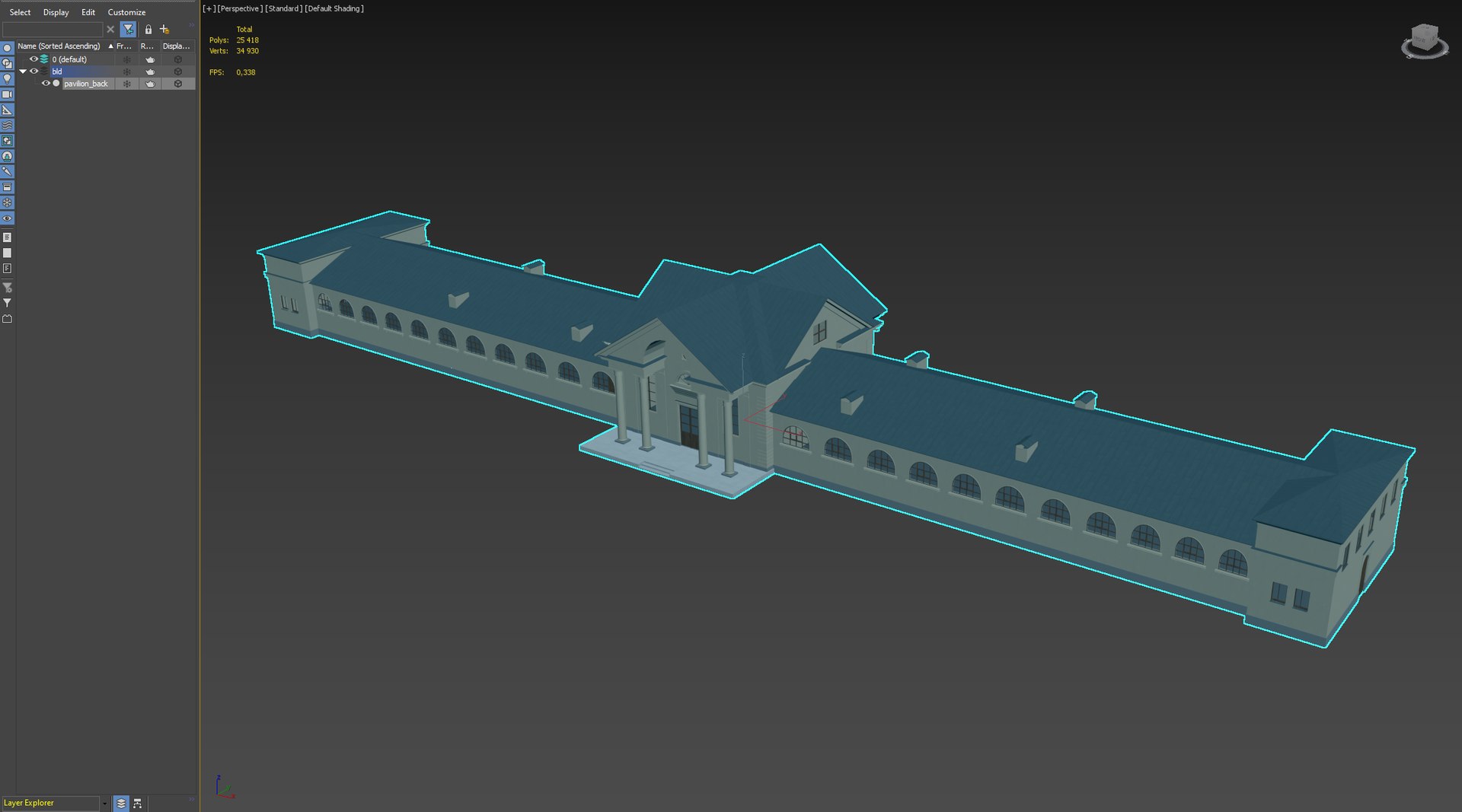 Mid-poly Model Administrative City Building 3D - TurboSquid 1714968