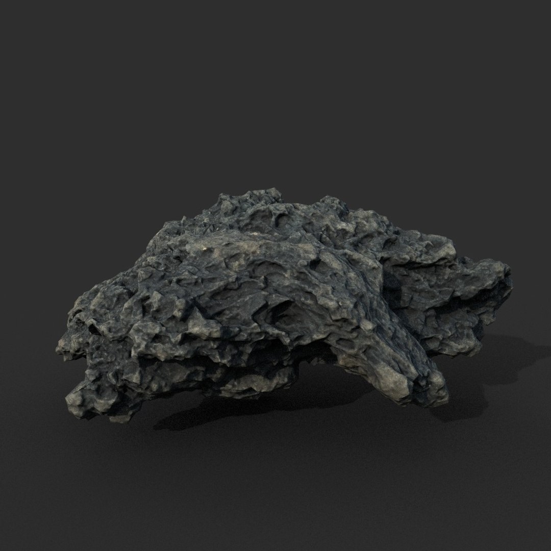 3D Model 8 Low Poly PBR Lava Rock Photogrammetry - TurboSquid 2163087