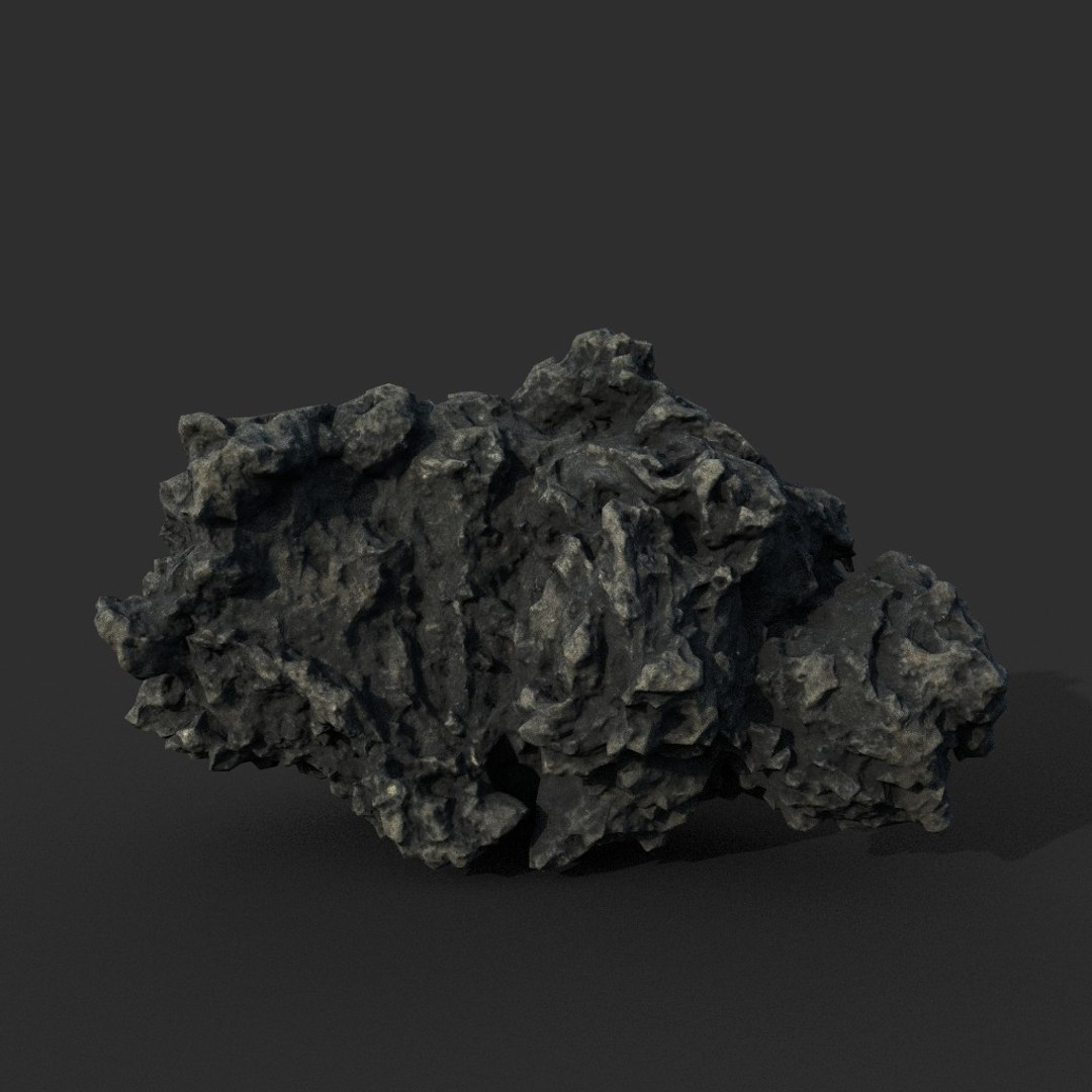 3D Model 8 Low Poly PBR Lava Rock Photogrammetry - TurboSquid 2163087
