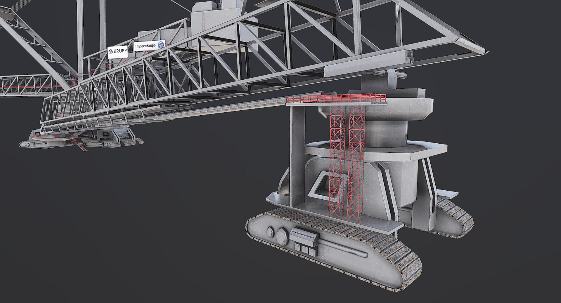 Bagger 288 prb 3D model - TurboSquid 1157295