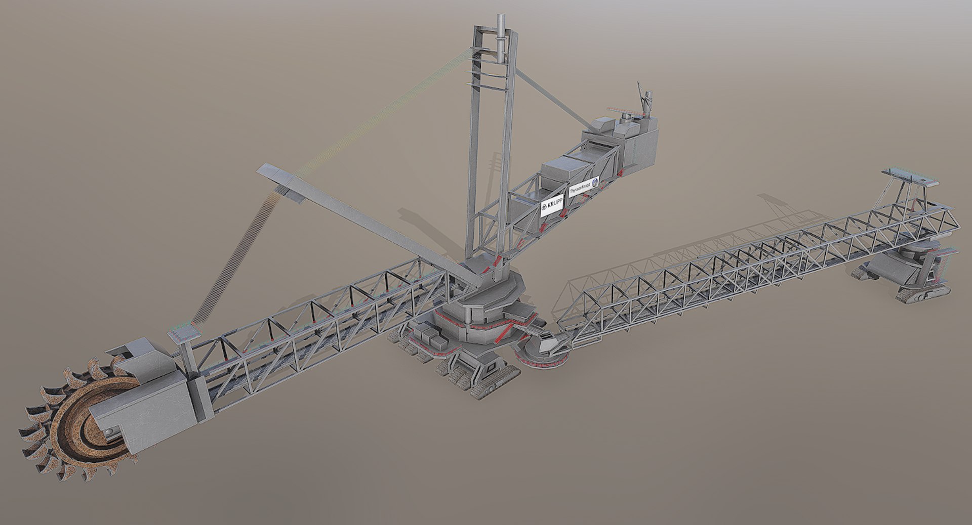 Bagger 288 Prb 3D Model - TurboSquid 1157295