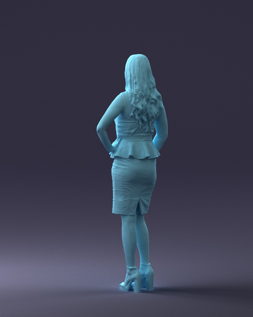 Scanned Woman 3D Model - TurboSquid 1408966