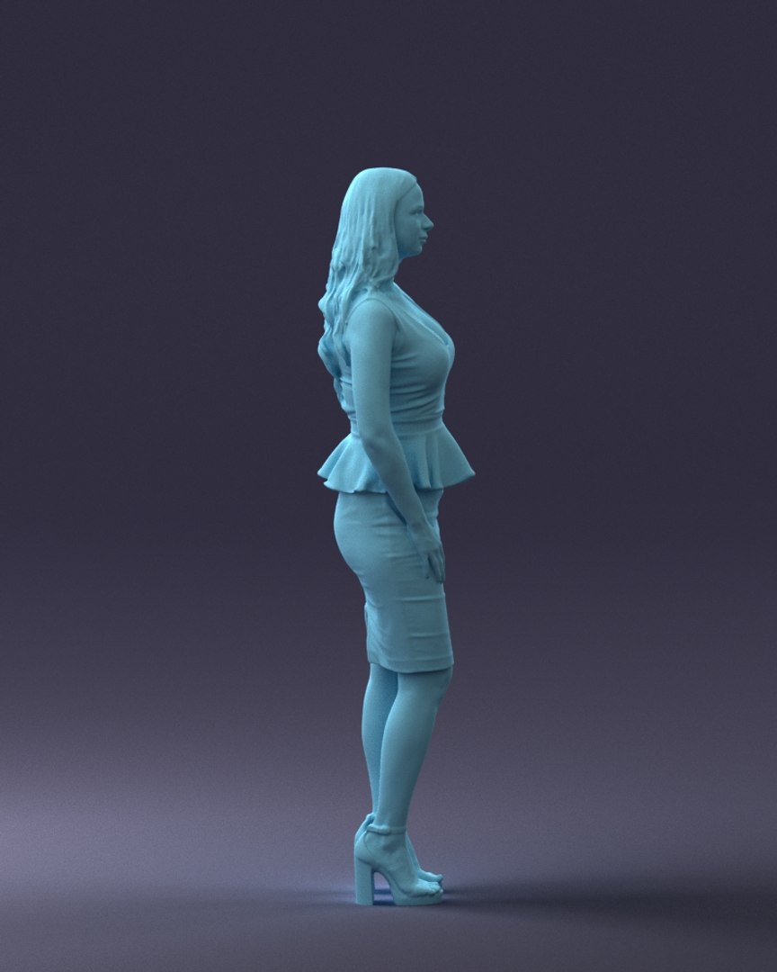 Scanned Woman 3D Model - TurboSquid 1408966