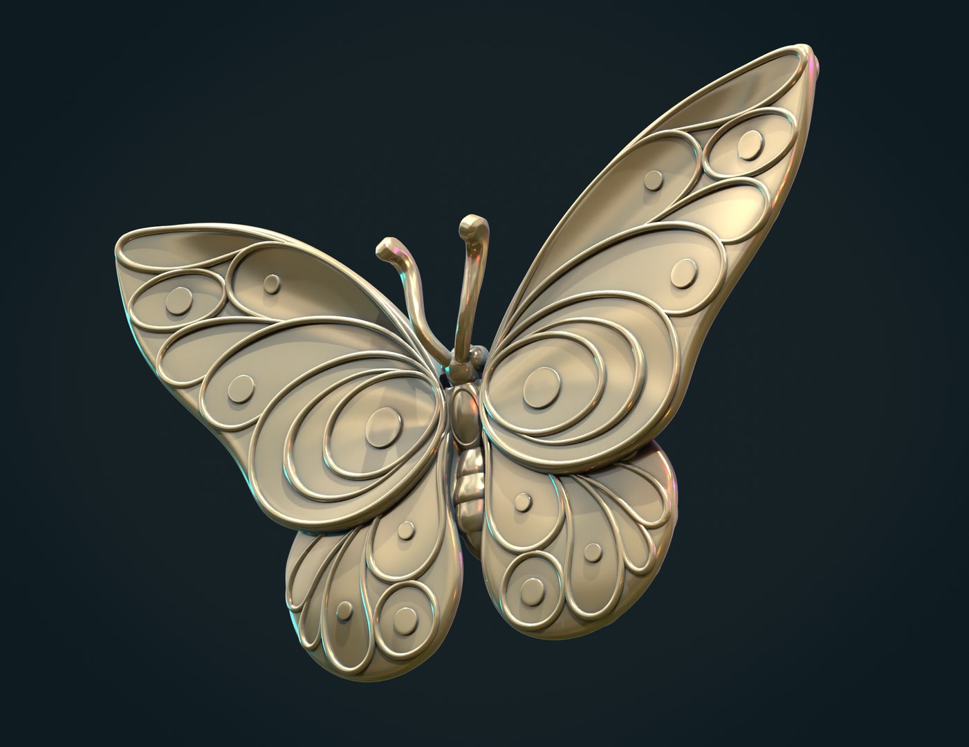 3D Model Butterfly Printable - TurboSquid 2005574
