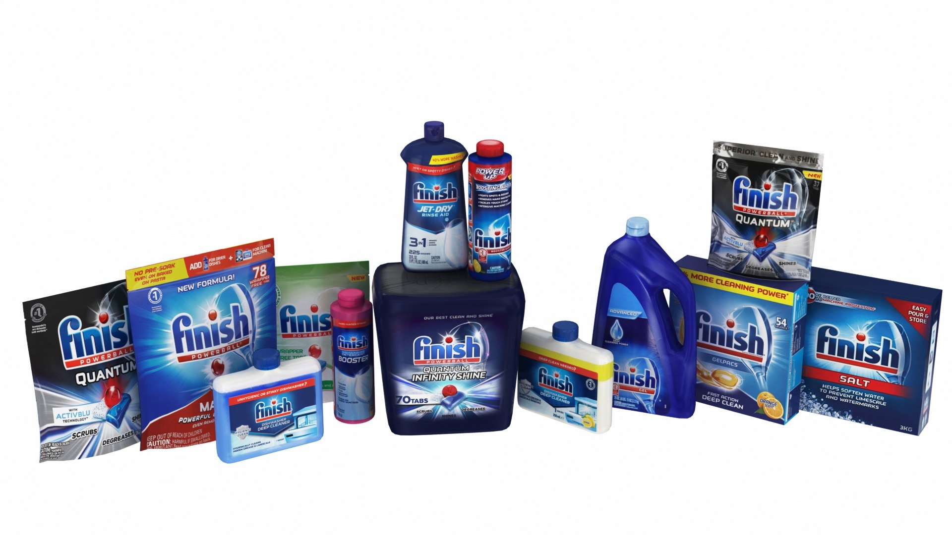 Finish Detergent 13 In 1 Model - TurboSquid 2295205