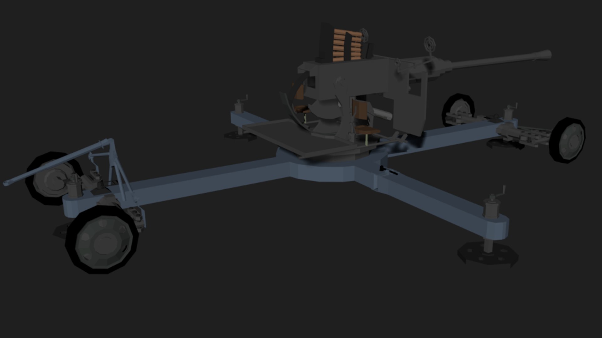 3D Bofors L60 Isometric - TurboSquid 1431587