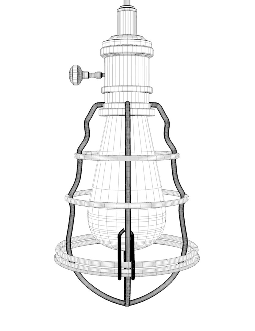 Hanging light 3D model - TurboSquid 1343972