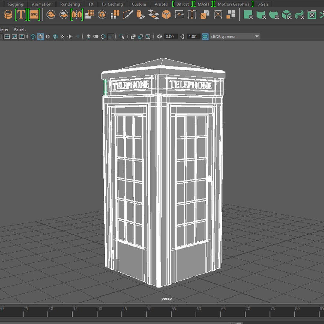 Red Telephone Box Model - TurboSquid 1264163