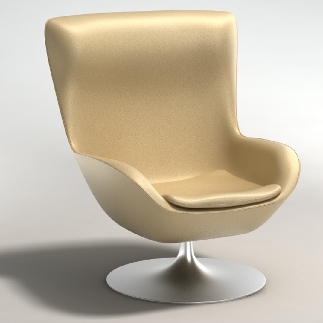 3d model realistic armchair