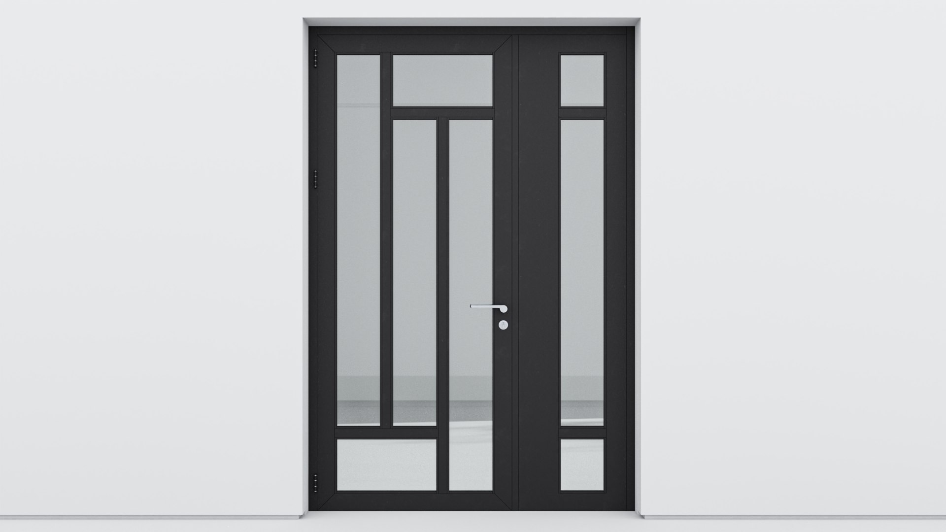 Aluminium Door 203 3D Model - TurboSquid 2040093