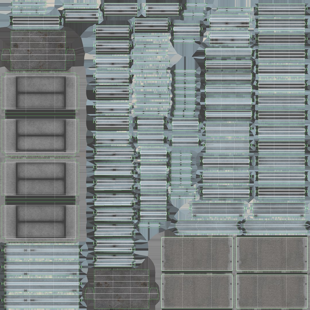 Pedestrian Bridge 34 3D Model - TurboSquid 2297447