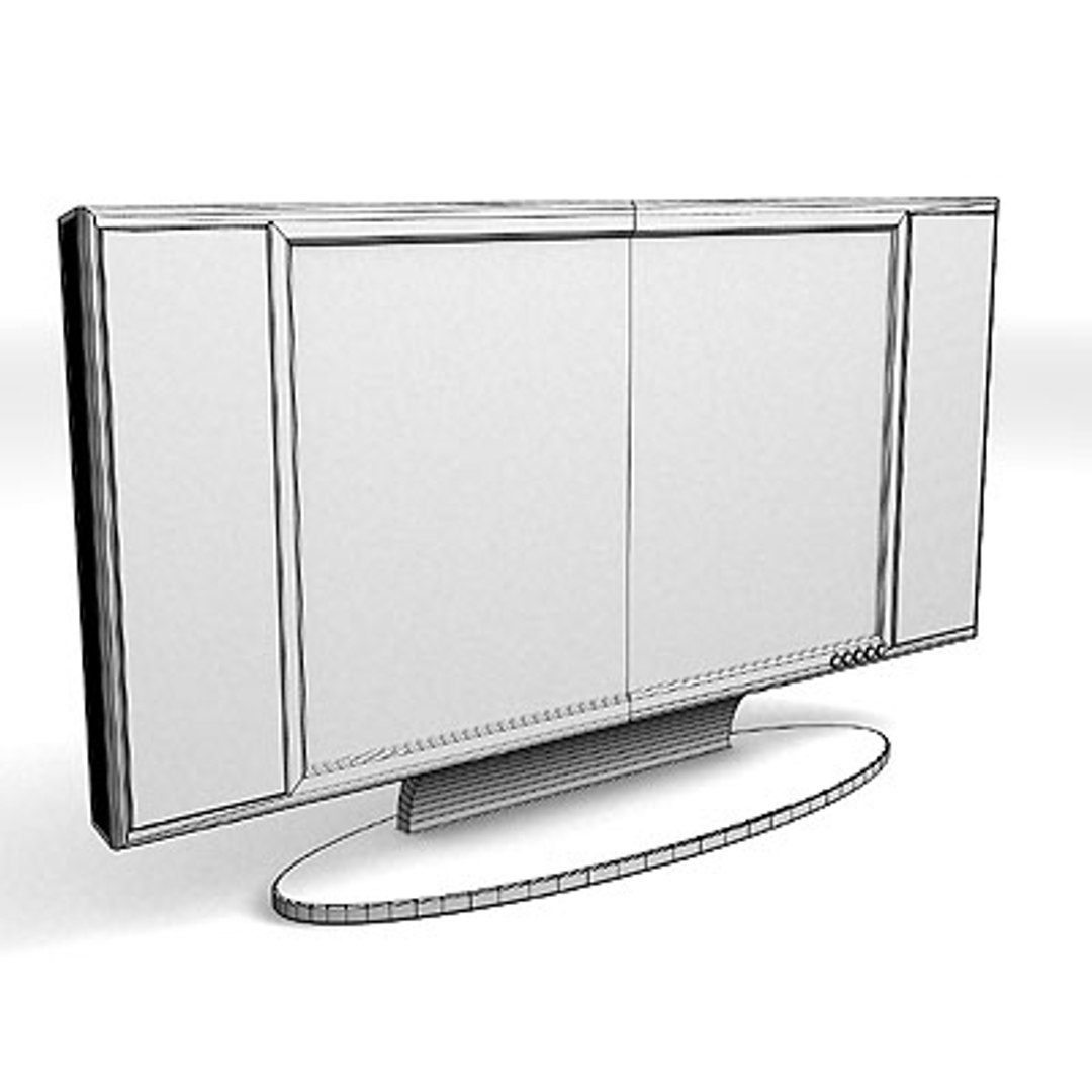 Lcd Tv 27 Inch 3d Model