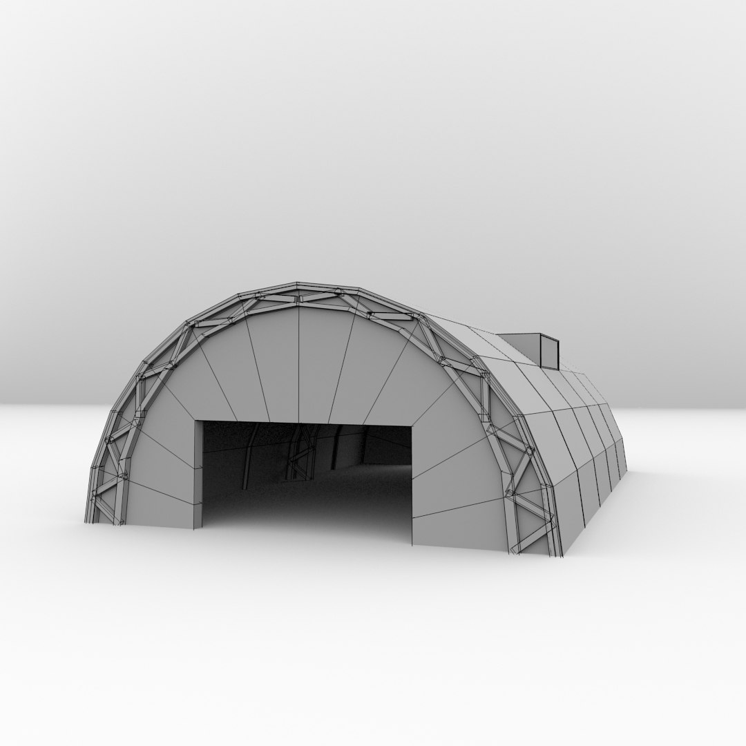 3d model hangar