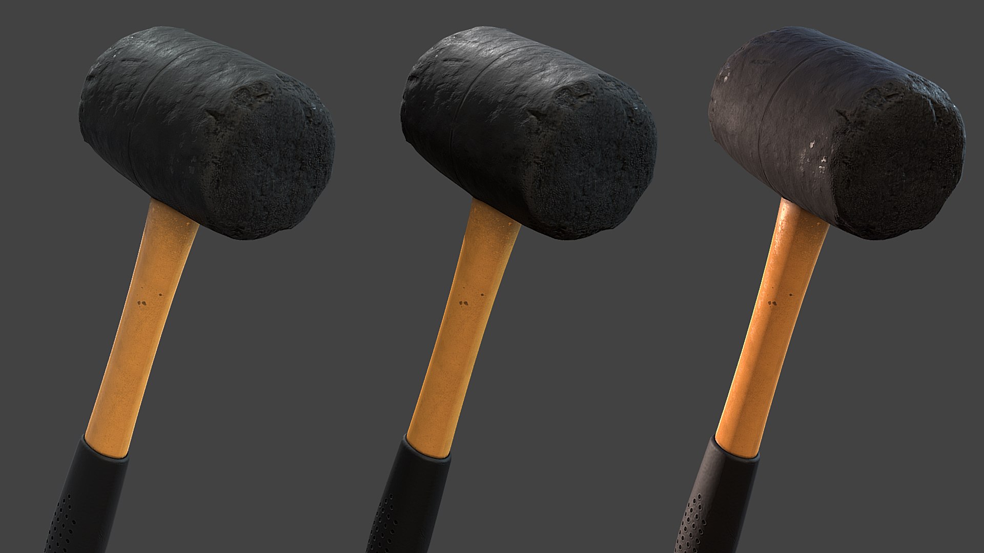Rubber Mallet 3D Model - TurboSquid 1626325