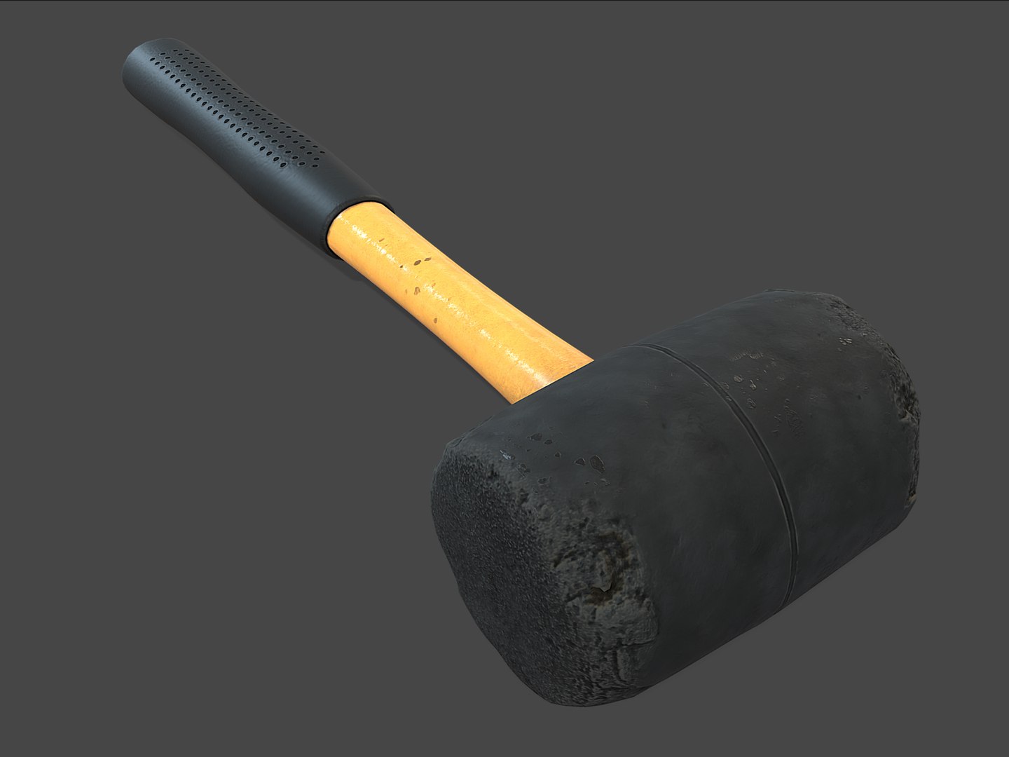 Rubber Mallet 3D Model - TurboSquid 1626325