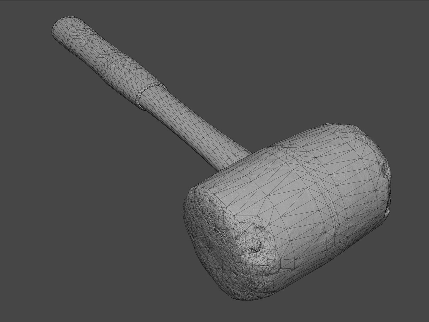 Rubber Mallet 3D Model - TurboSquid 1626325