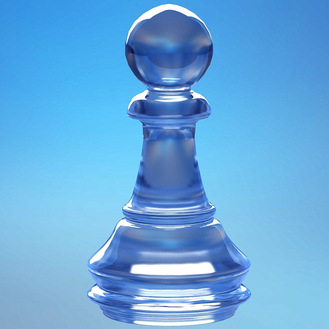 3d Ice Chess Pieces
