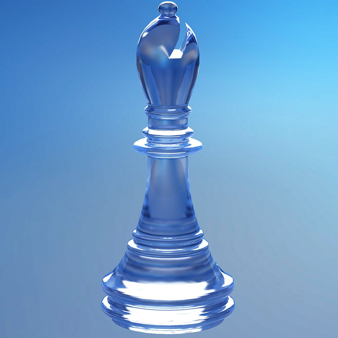 3d Ice Chess Pieces