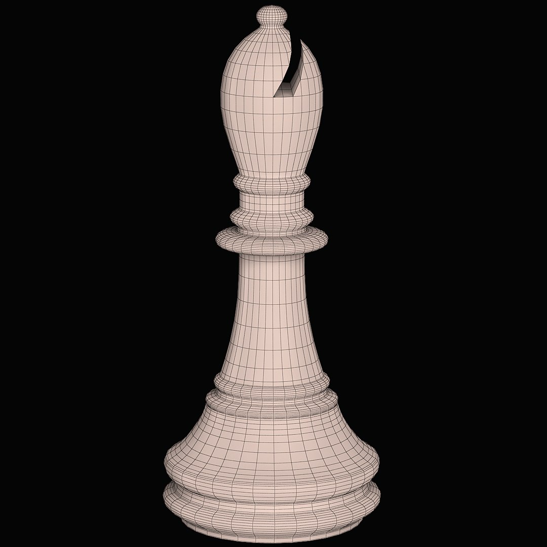 3d Ice Chess Pieces