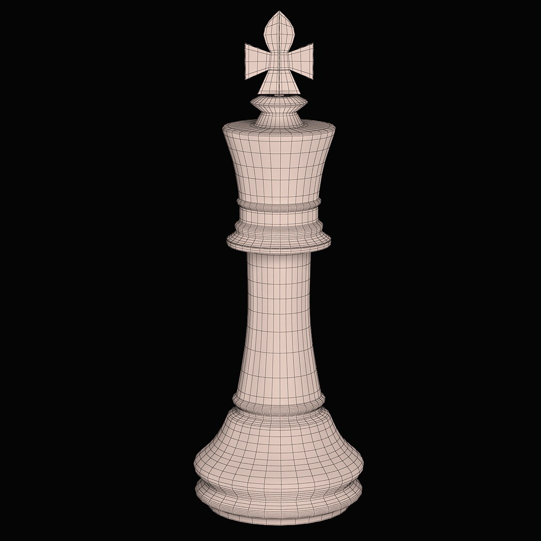 3d Ice Chess Pieces