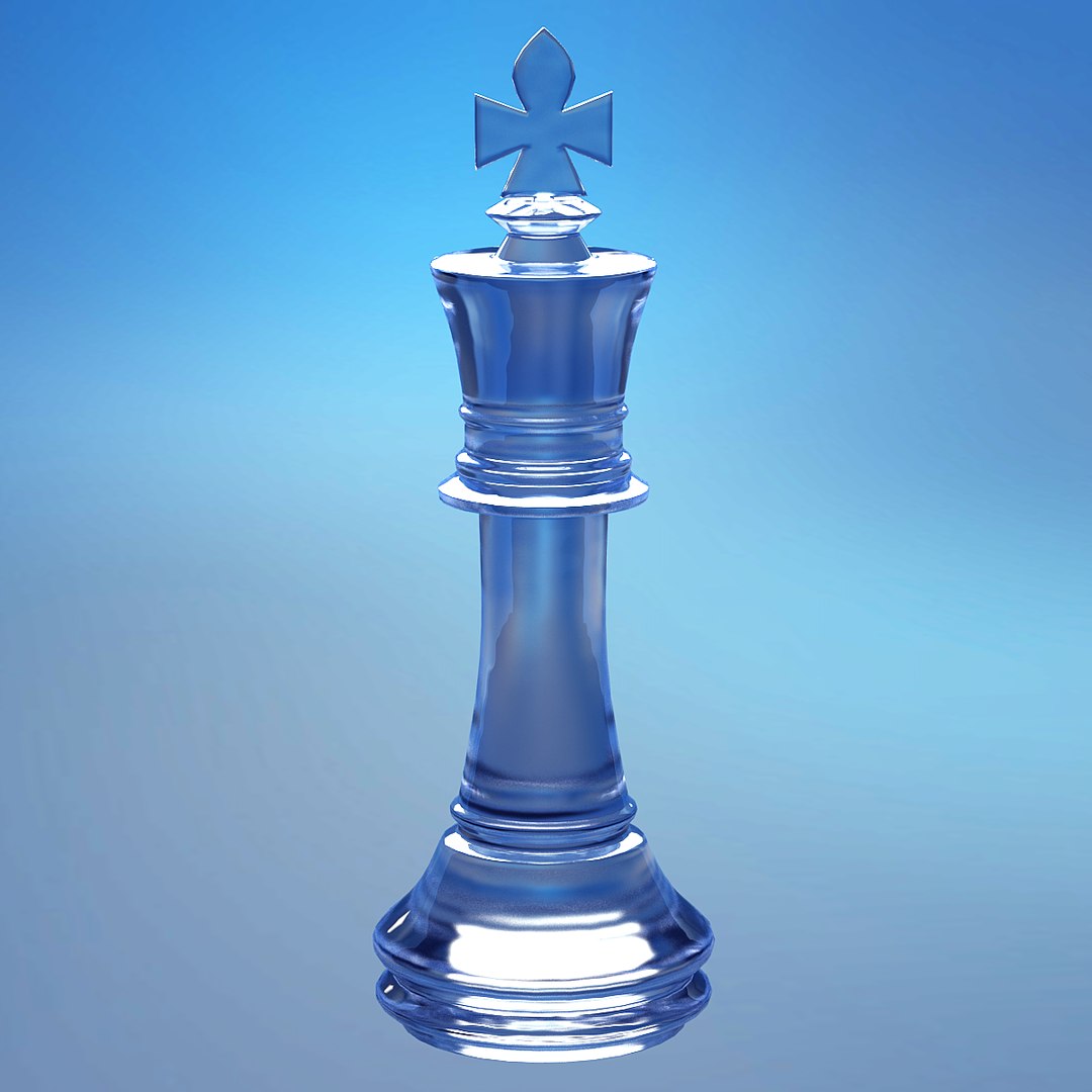 3d Ice Chess Pieces