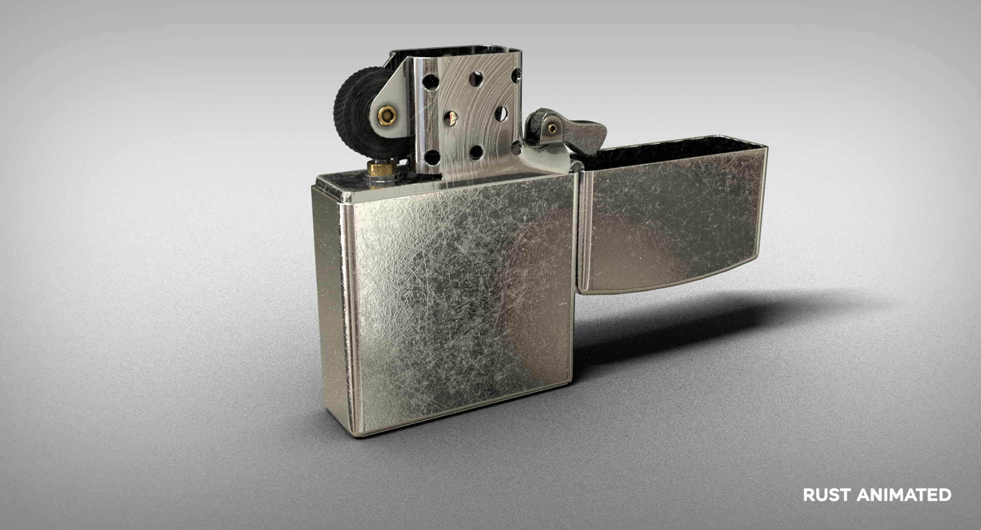 3D classic lighter animatable - TurboSquid 1334937