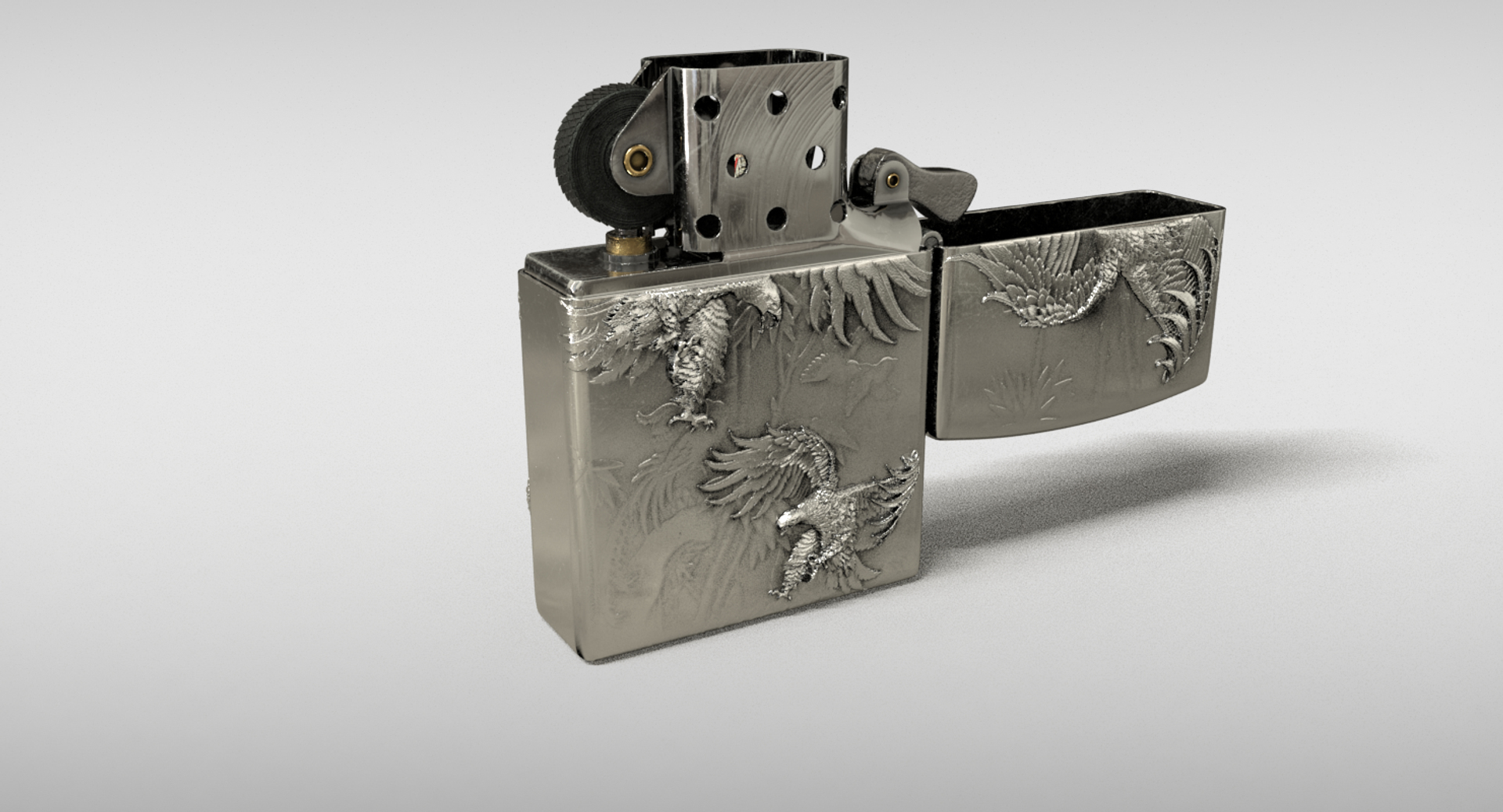 3D classic lighter animatable - TurboSquid 1334937