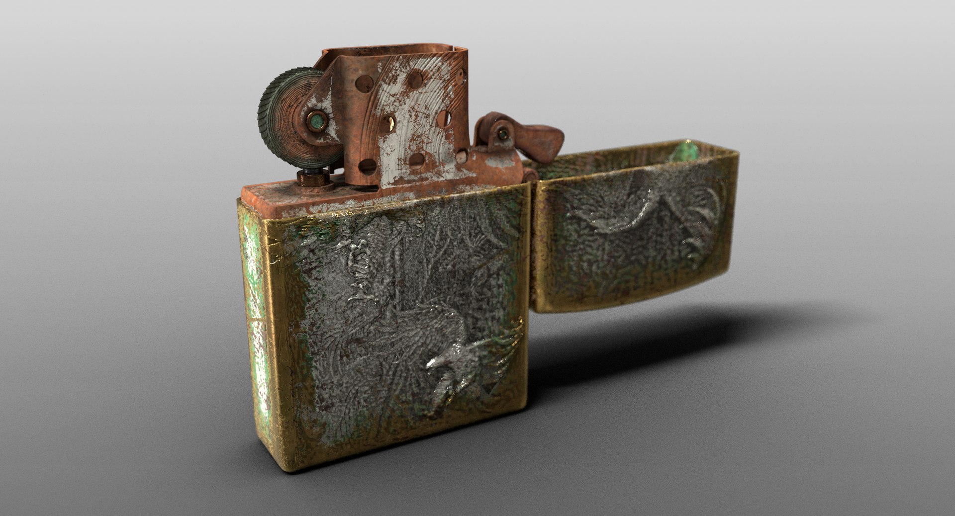 3D classic lighter animatable - TurboSquid 1334937