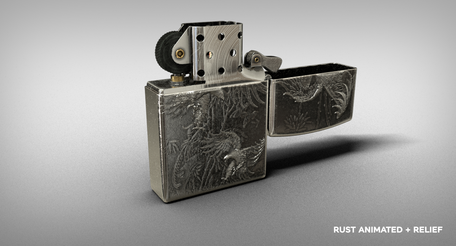 3D classic lighter animatable - TurboSquid 1334937