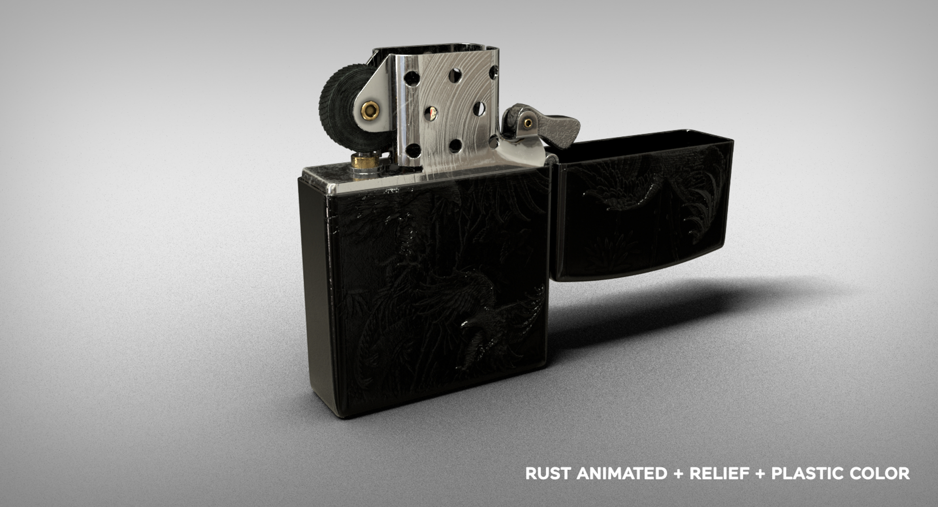 3D classic lighter animatable - TurboSquid 1334937