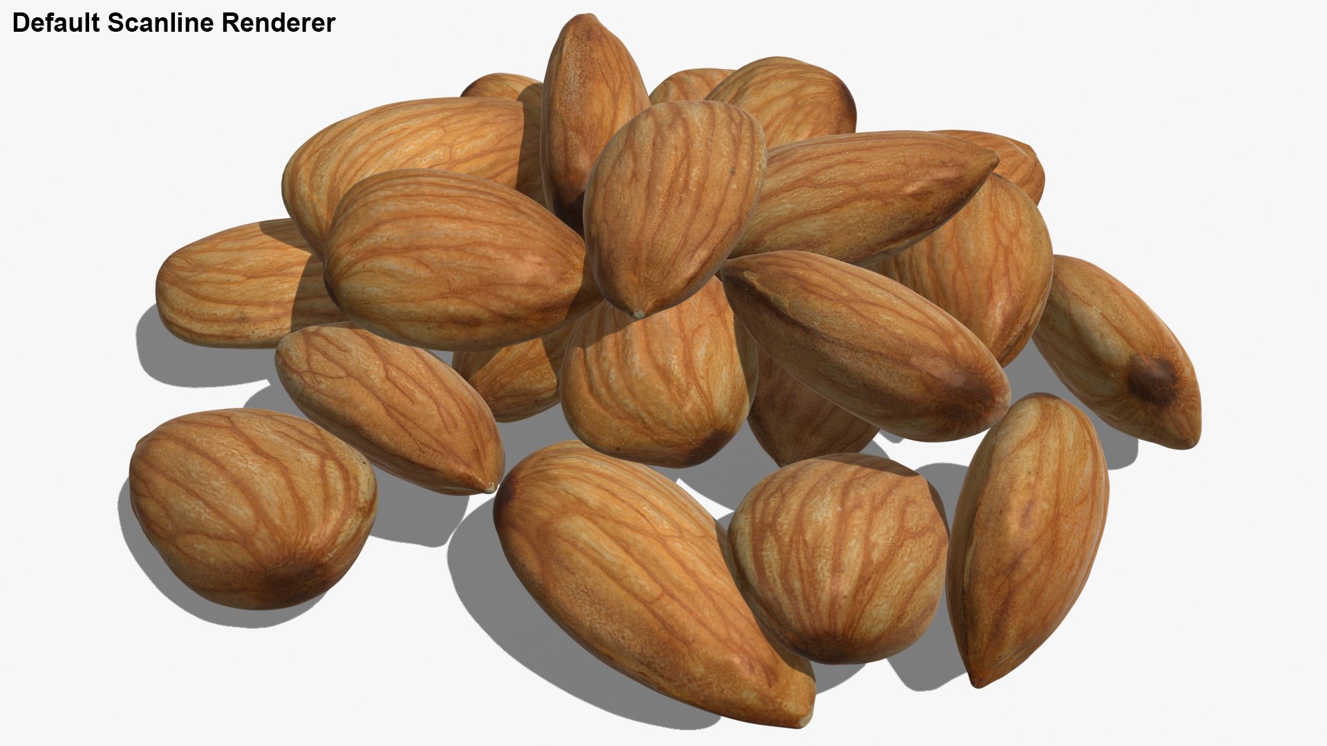 Almond Pile Model - TurboSquid 1690287