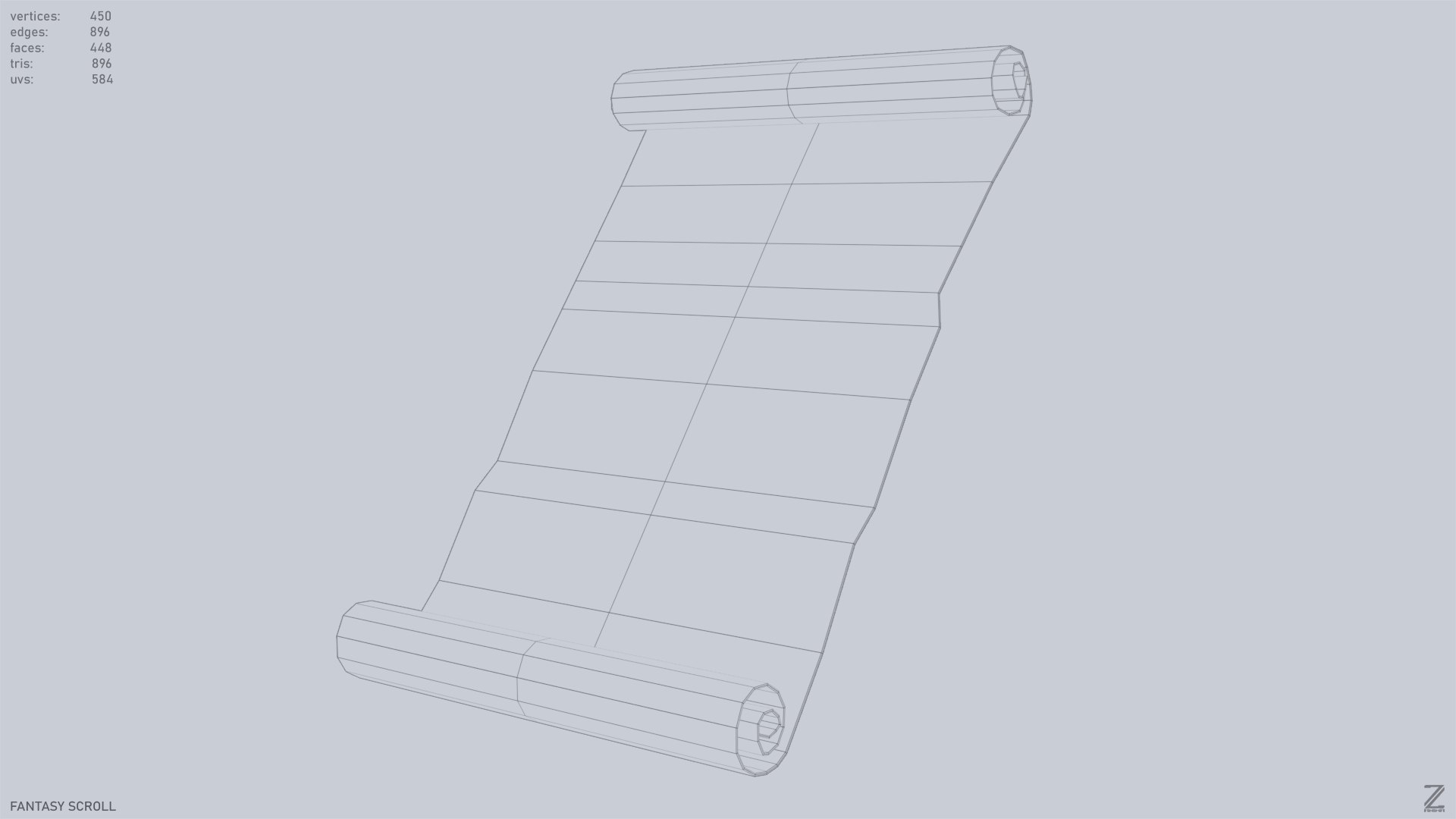 3D Model Fantasy Scroll Collection - TurboSquid 2231382