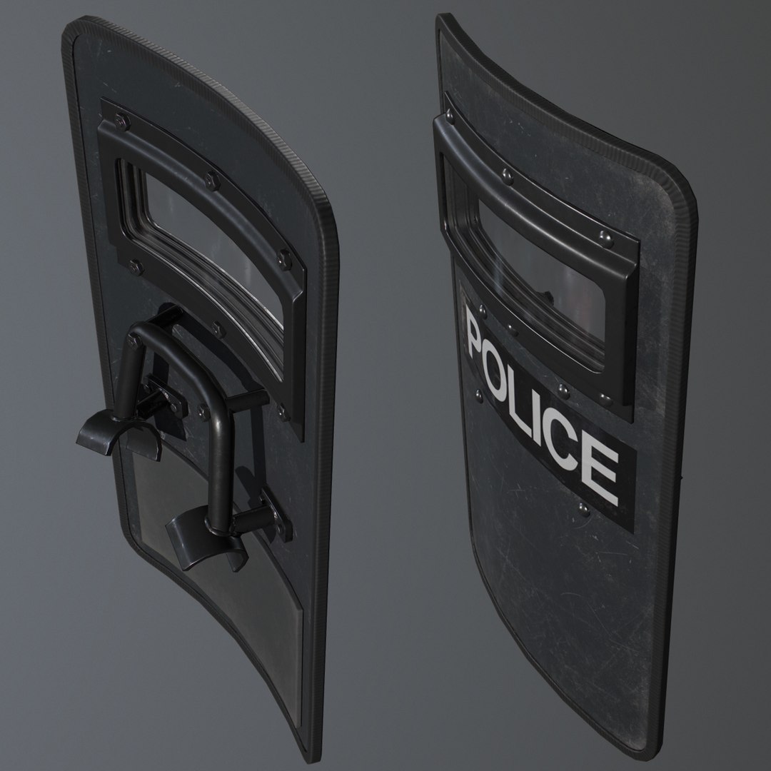 3D Ballistic Police Shield - TurboSquid 1171296