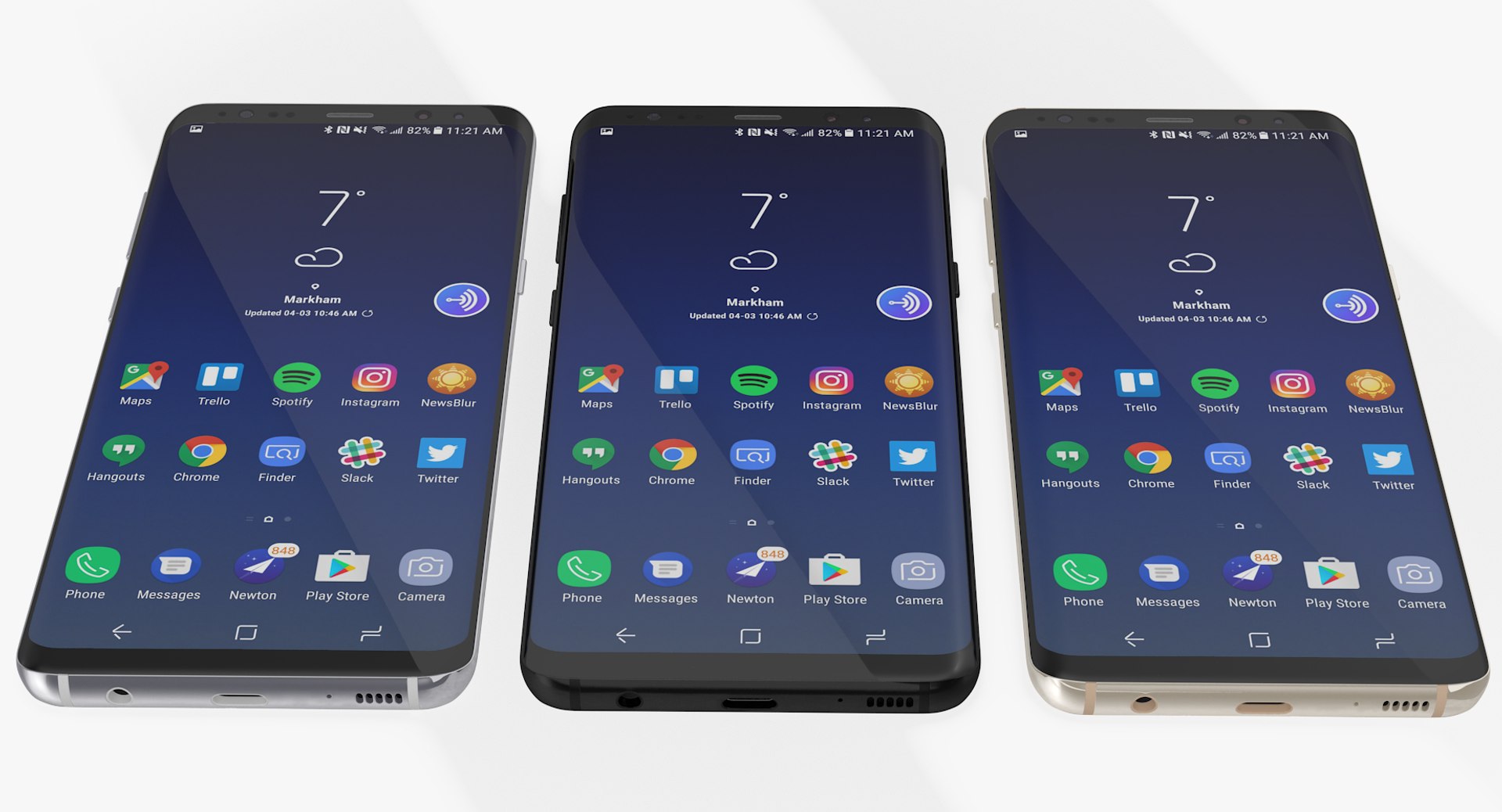 Samsung cellphones 3D model - TurboSquid 1236500